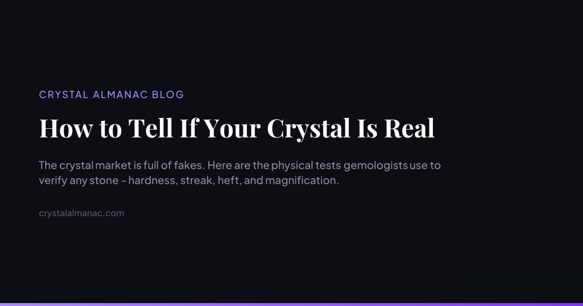 How to Tell If Your Crystal Is Real | Crystal Almanac