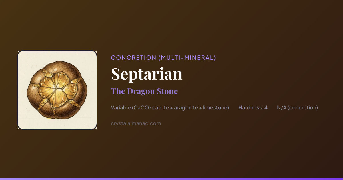 Septarian - The Dragon Stone | Crystal Almanac